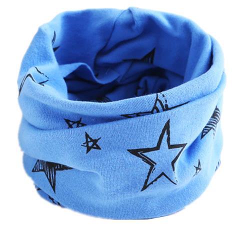 Children's Blue Star Cotton Snood - The Monkey Box