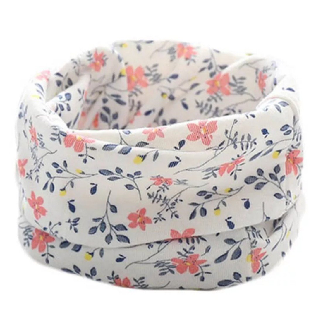 Children's Flowery Cotton Snood - The Monkey Box