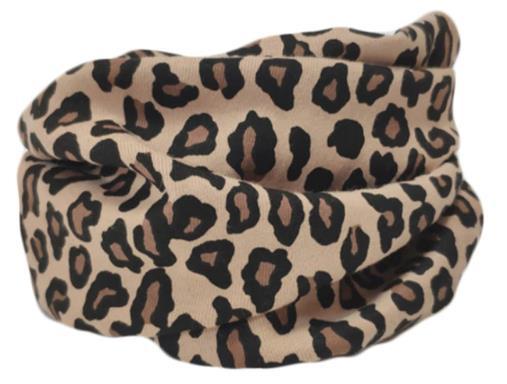 Children's Leopard Print Cotton Snood - The Monkey Box
