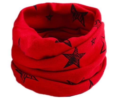 Children's Red Star Cotton Snood - The Monkey Box