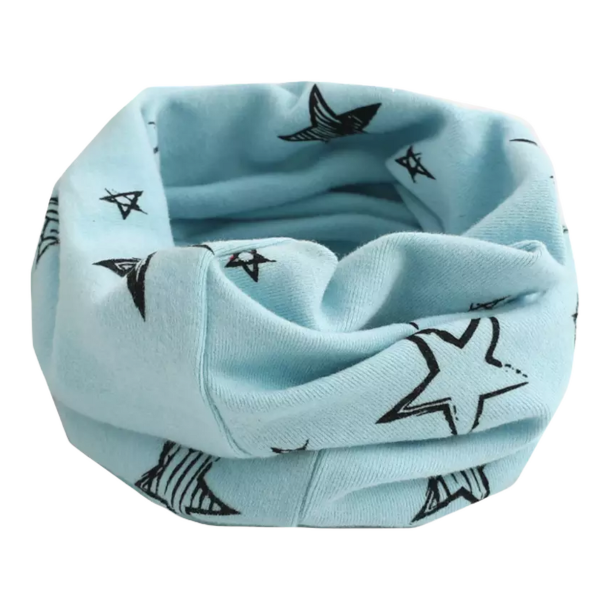 Children's Blue Star Cotton Snood - The Monkey Box