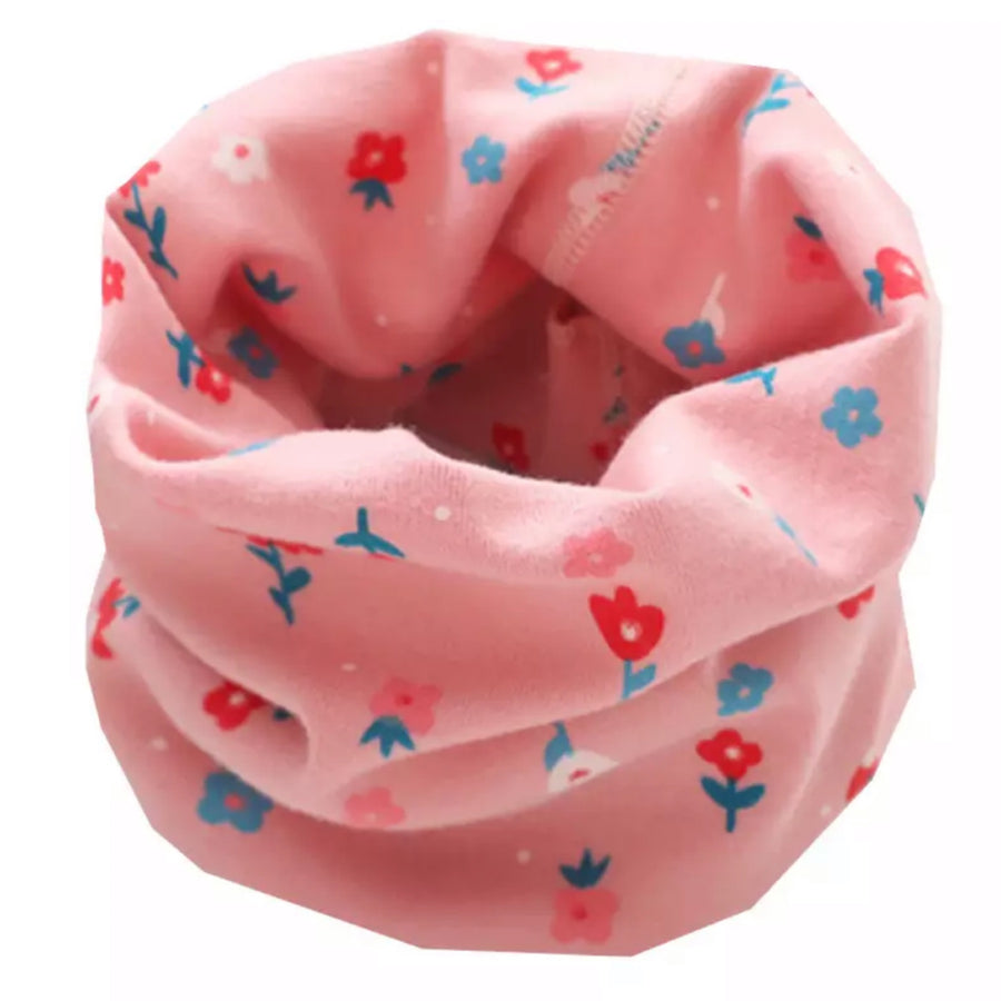 Children's Pink Star Cotton Snood - The Monkey Box